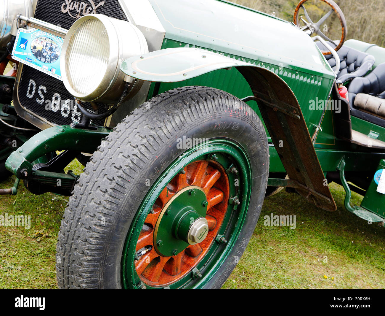 Nearside front of a rare1914 American LaFrance 'Simplex' (USA ...