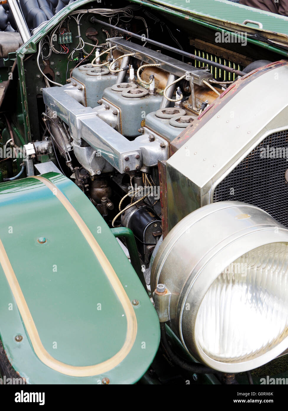 The 6 cylinder engine of 1914 American LaFrance 'Simplex' (USA ...