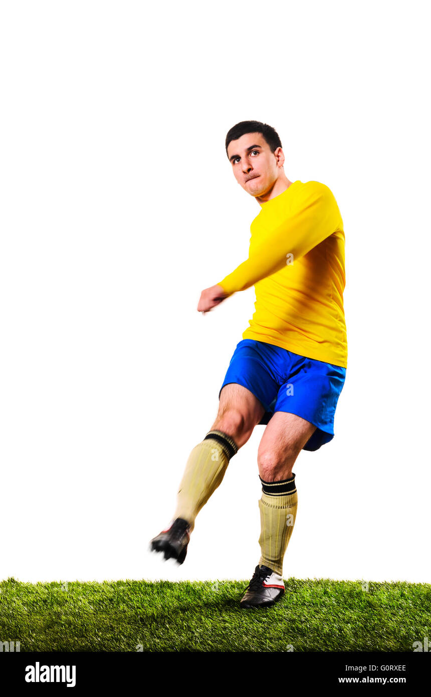 Athlete man male soccer player hi-res stock photography and images - Alamy