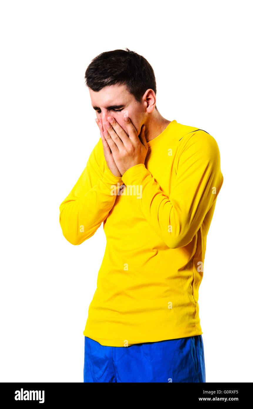 Unhappy football hi-res stock photography and images - Alamy