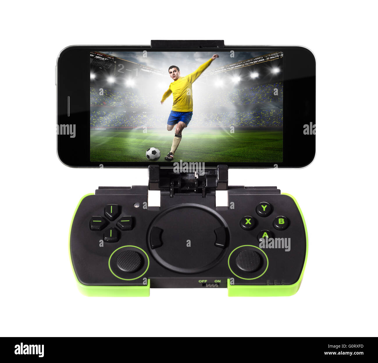 Modern black wireless gamepad Cut Out Stock Images & Pictures - Alamy
