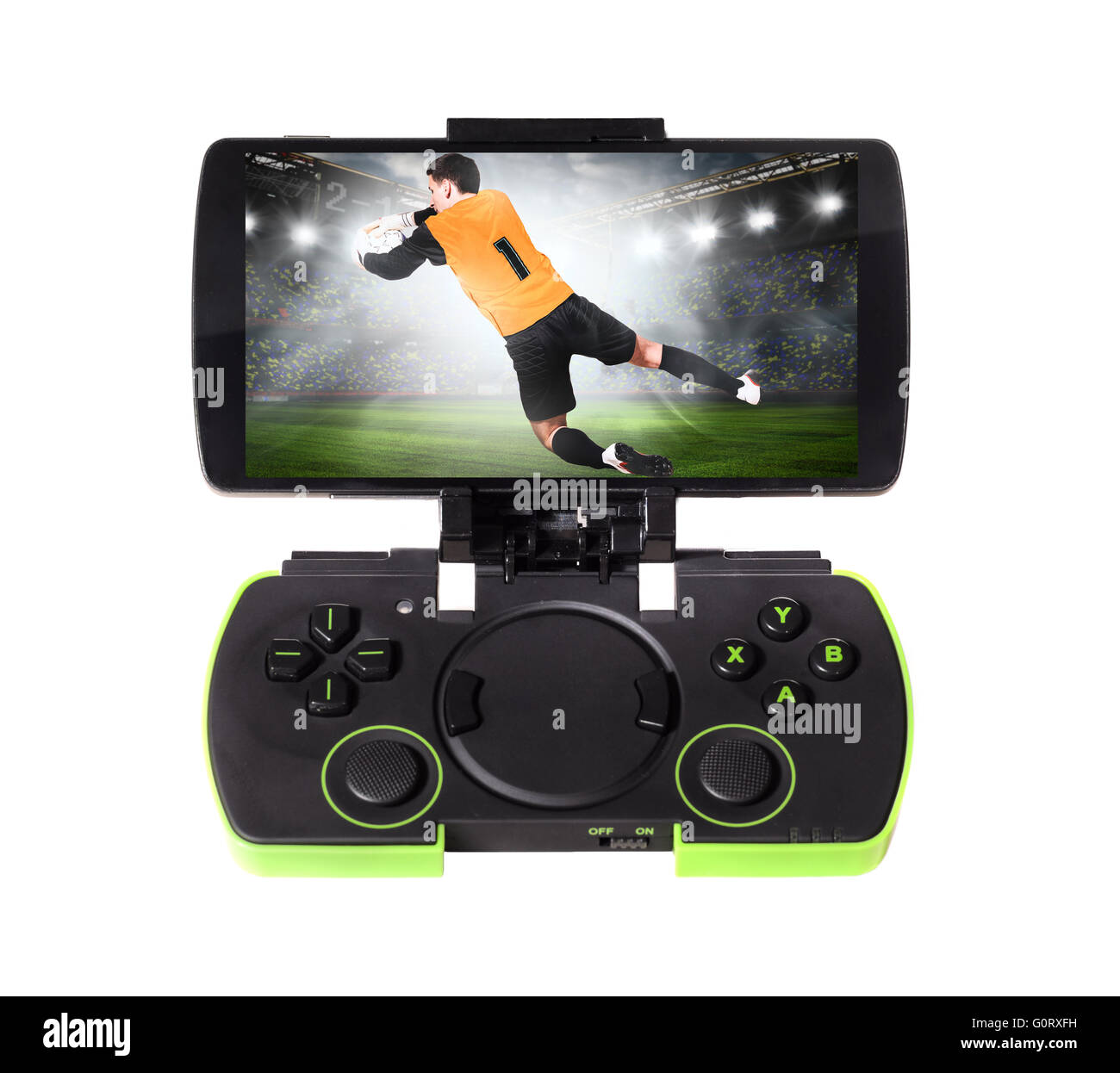 Player gamepad green screen hi-res stock photography and images - Alamy