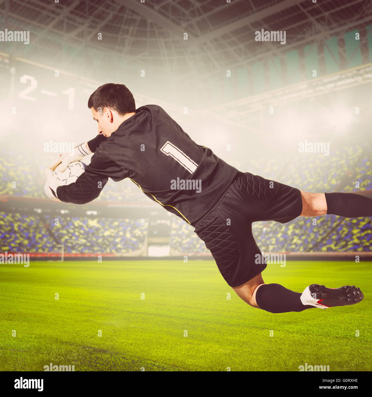 Soccer sport male goalkeeper hi-res stock photography and images - Alamy