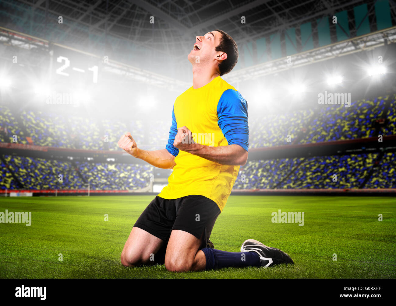 Soccer professional score hi-res stock photography and images - Alamy