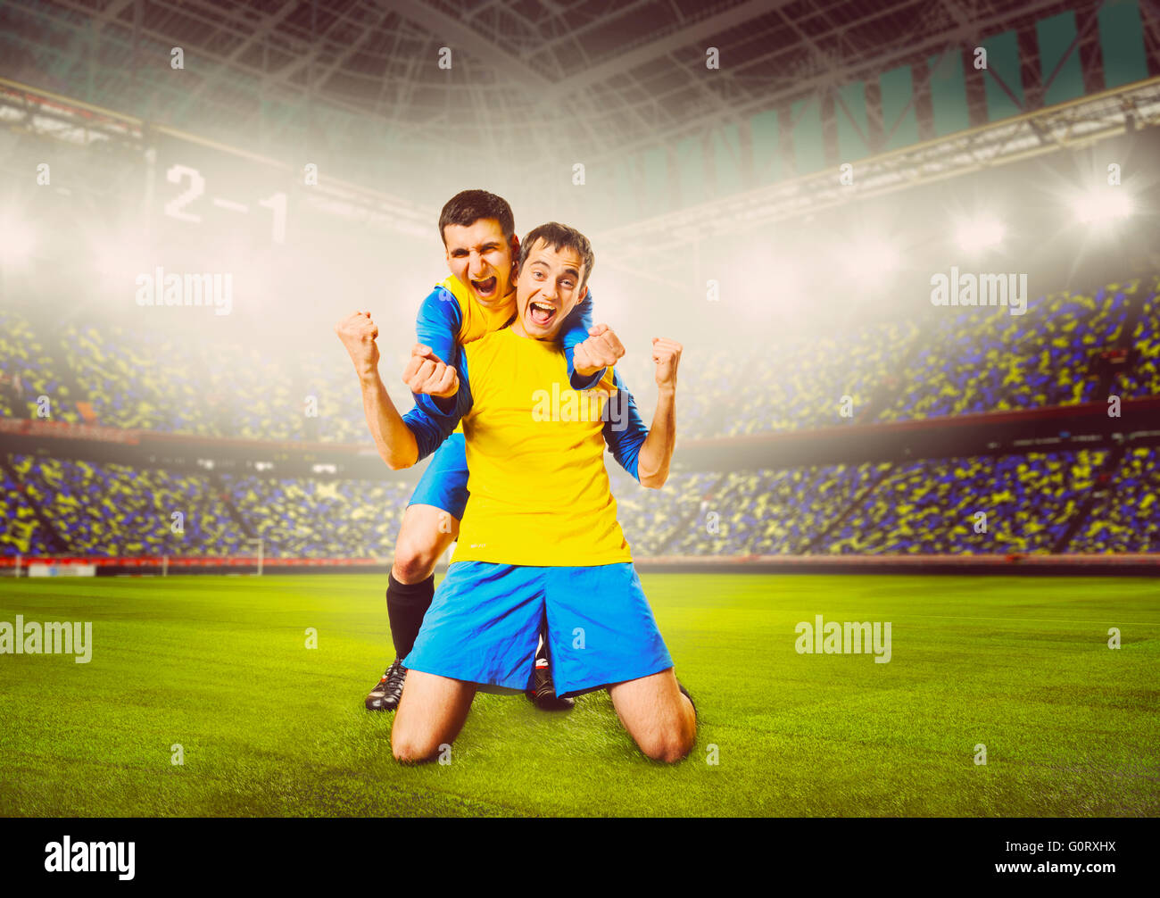 Male football soccer players hi-res stock photography and images - Alamy