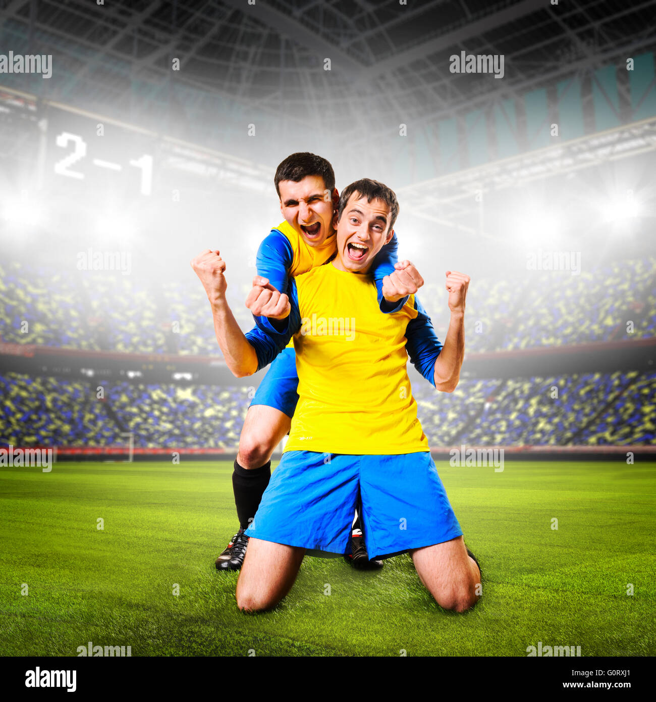Male football soccer players hi-res stock photography and images - Alamy