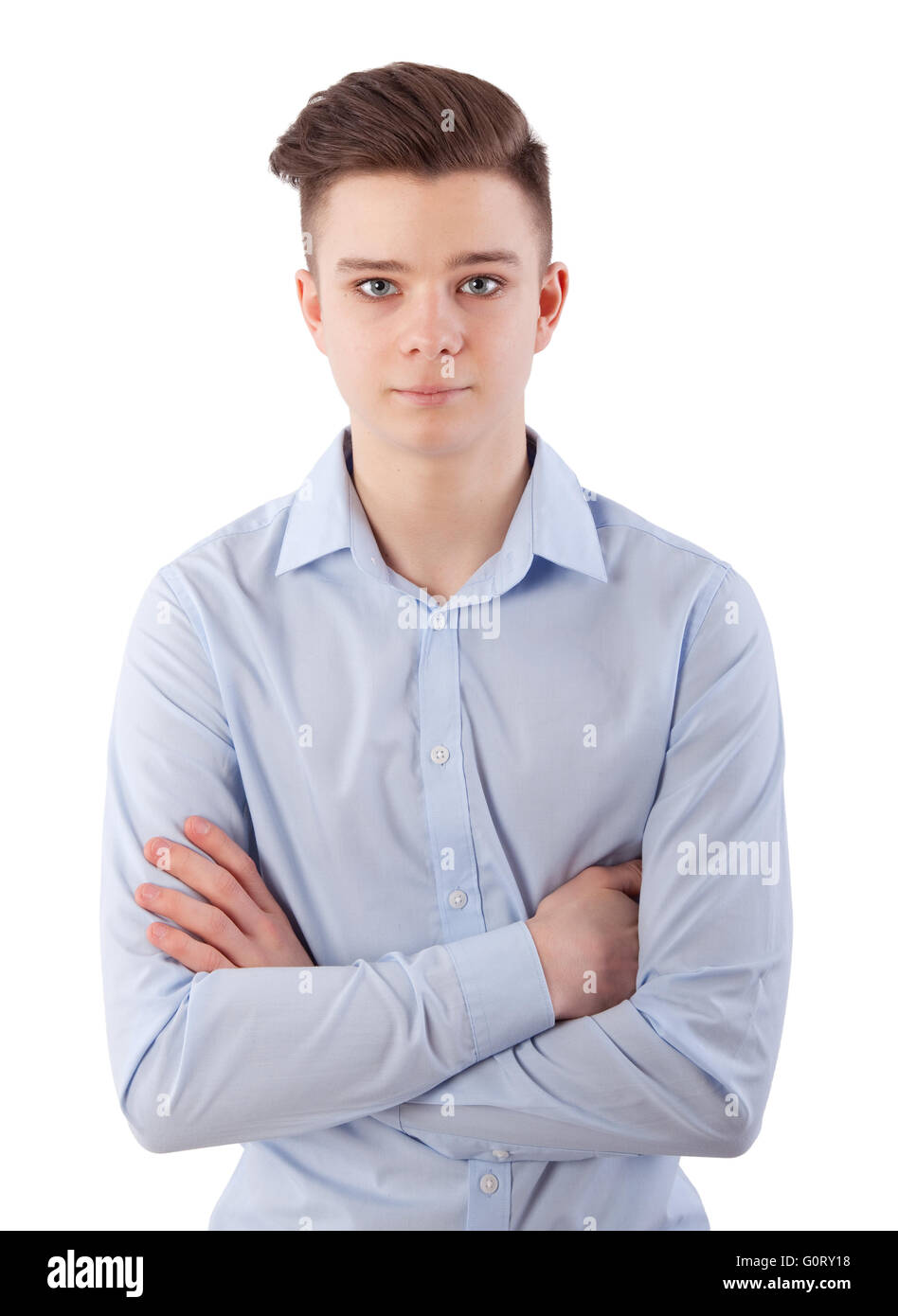 portrait of a serious boy Stock Photo - Alamy