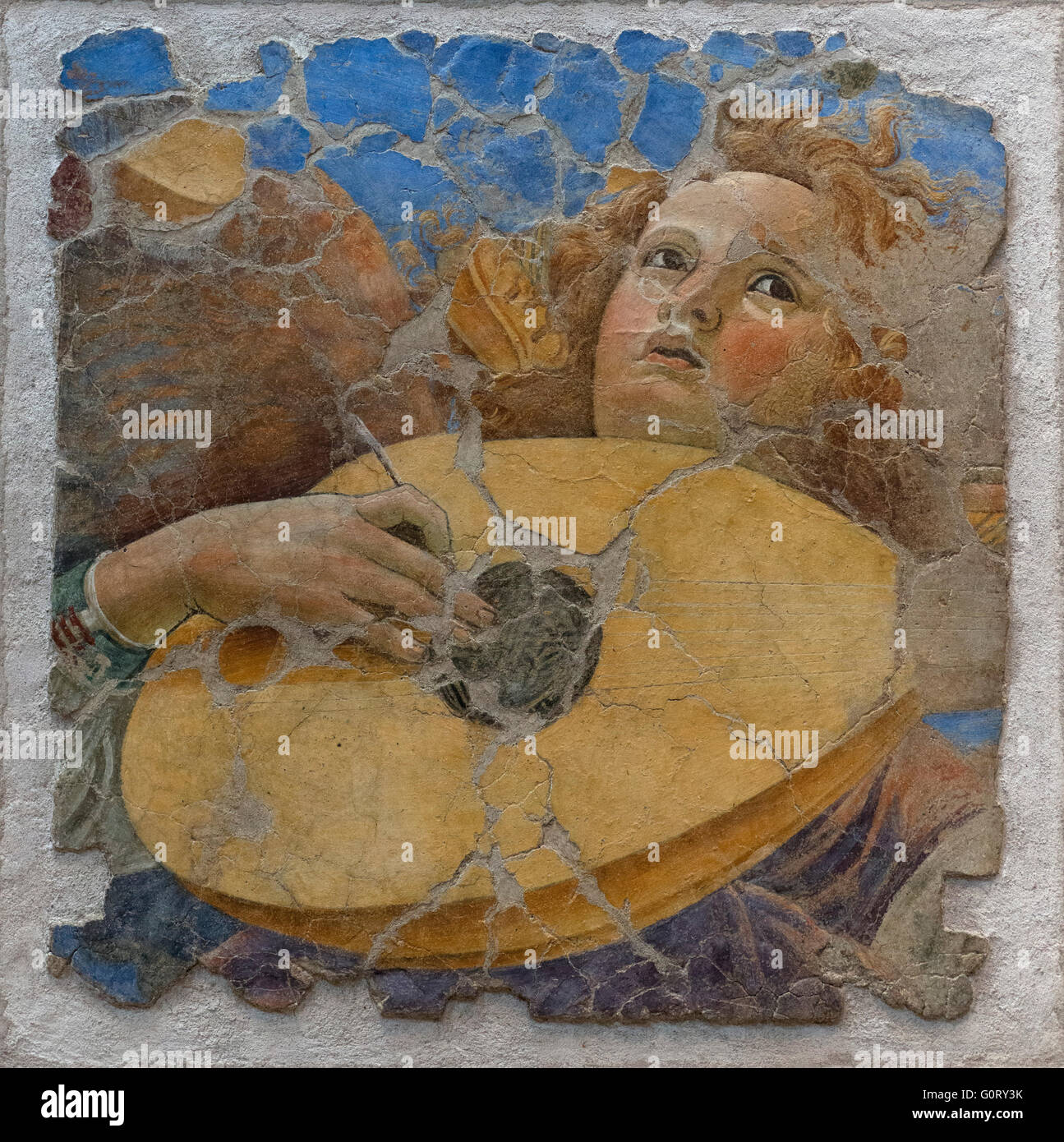 Forlì - Melozzo degli Ambrosi (1438-1494), Music making angels, cherubs and apostles, angel ...