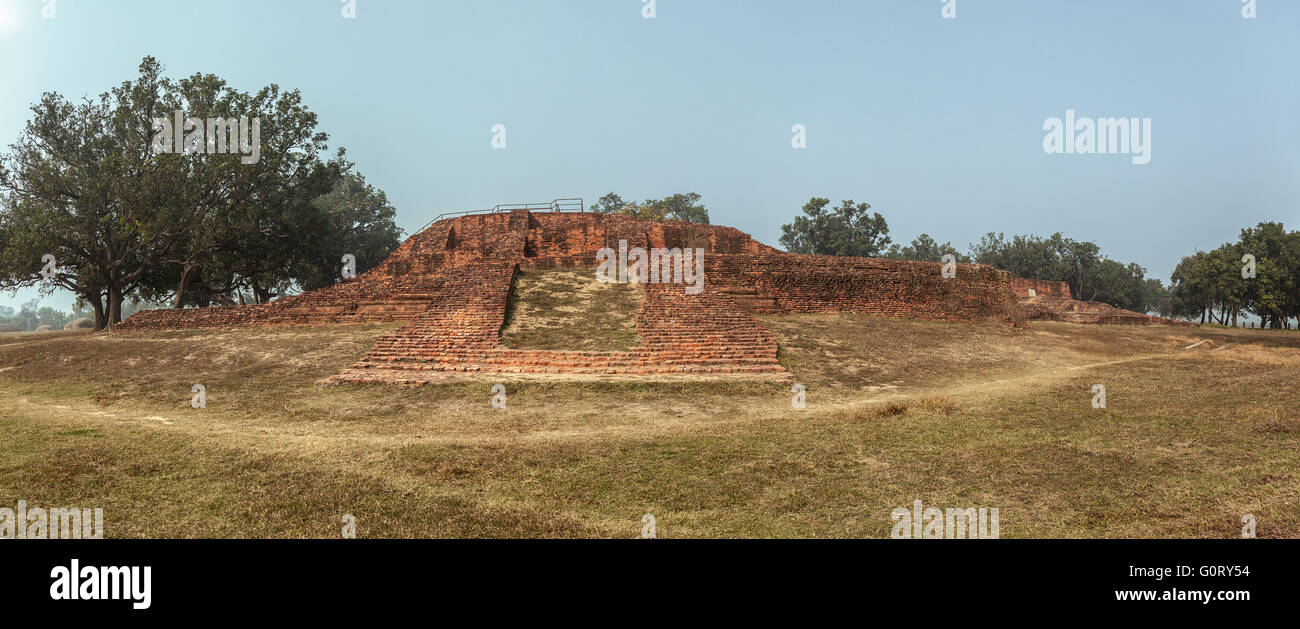 Monastery ruins at Kudan near Lumbini, Nepal Stock Photo - Alamy
