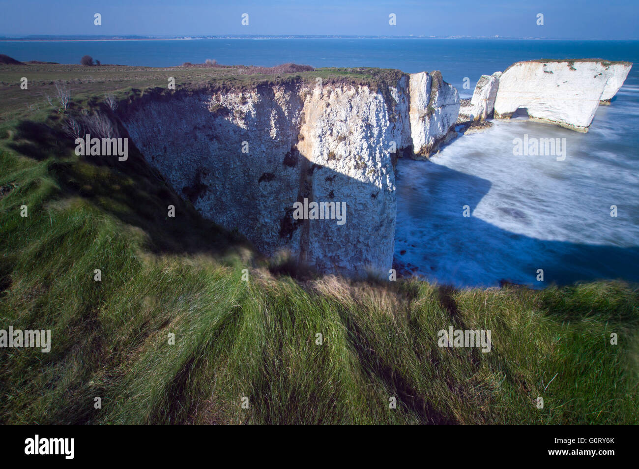 Old Harry Rocks in Dorset, England Stock Photo - Alamy