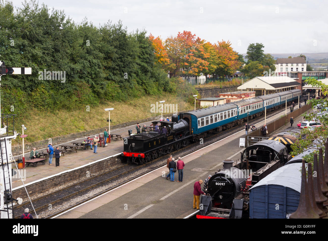 Ex Lancashire & Yorkshire Railway Class 27 steam engine, built 1896 ...