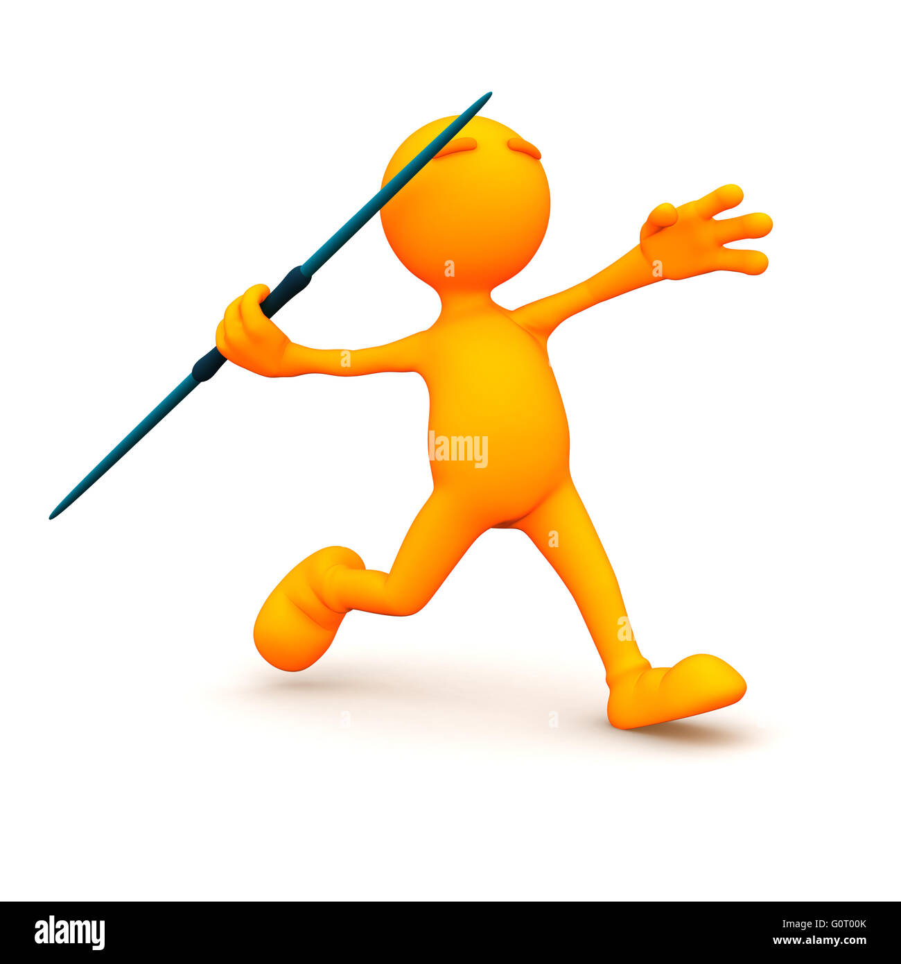 An extensive series of a 3d orange man, with a variety of props in all ...