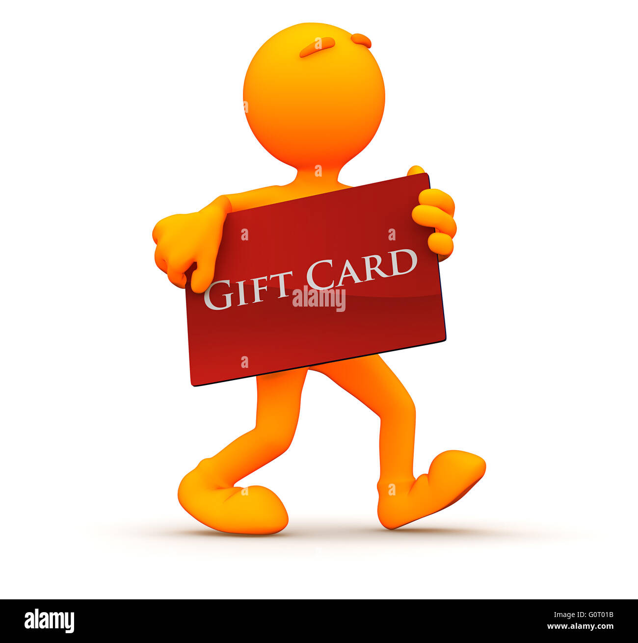 An extensive series of a 3d orange man, with a variety of props in all ...