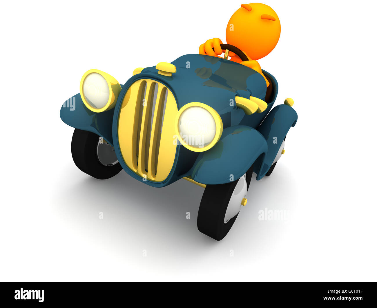 Cartoon orange man hi-res stock photography and images - Alamy