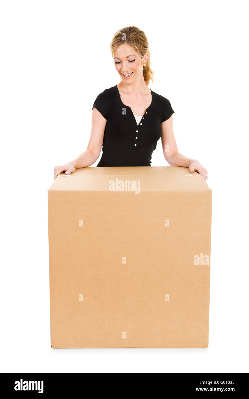 Large carboard box hi-res stock photography and images - Alamy