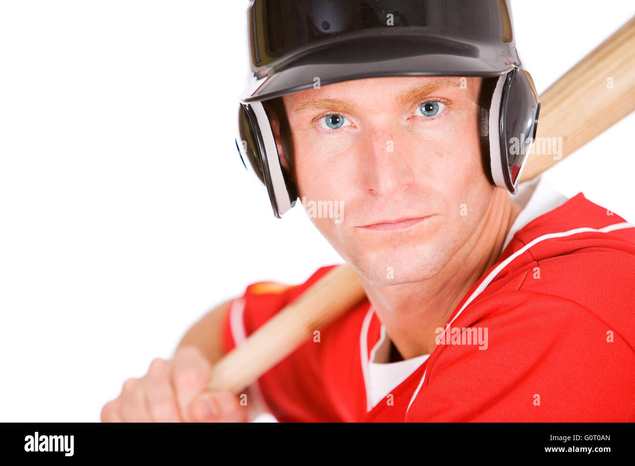 Isolated on white series of two men in baseball uniforms, in various ...