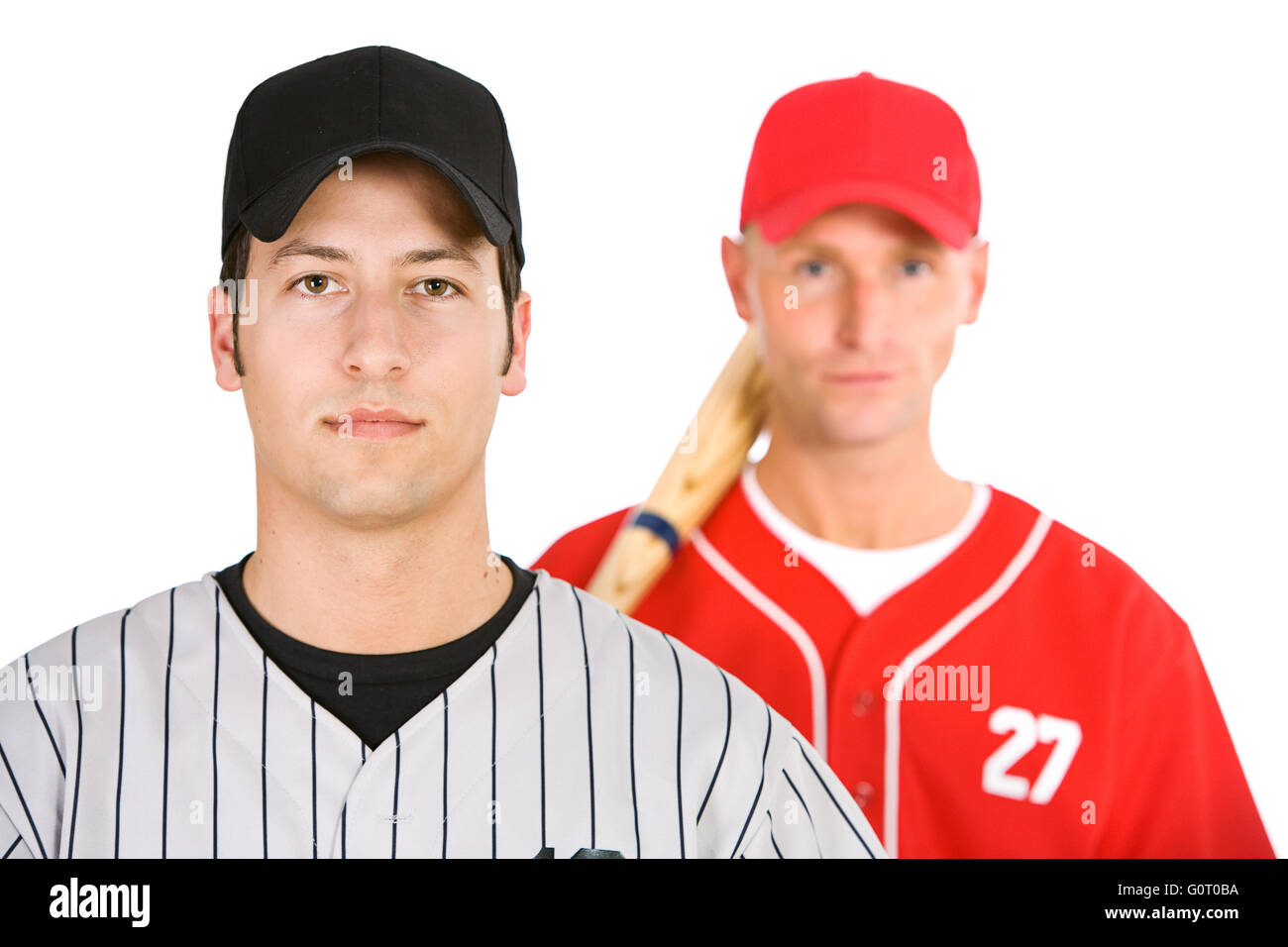 Poses with various sports equipment hi-res stock photography and images ...