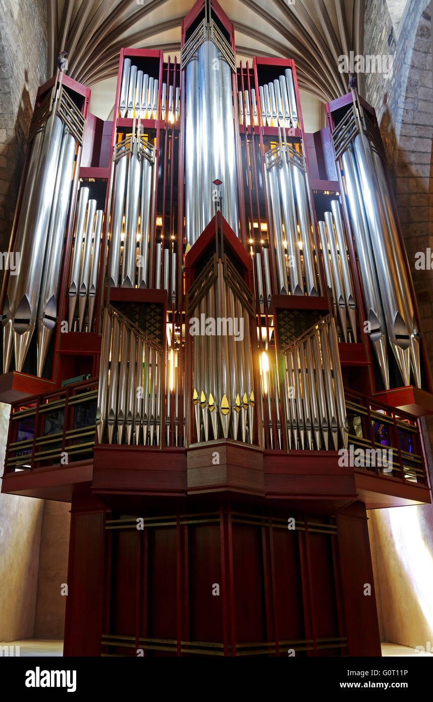 Magnificent organ in cathedral hi-res stock photography and images - Alamy
