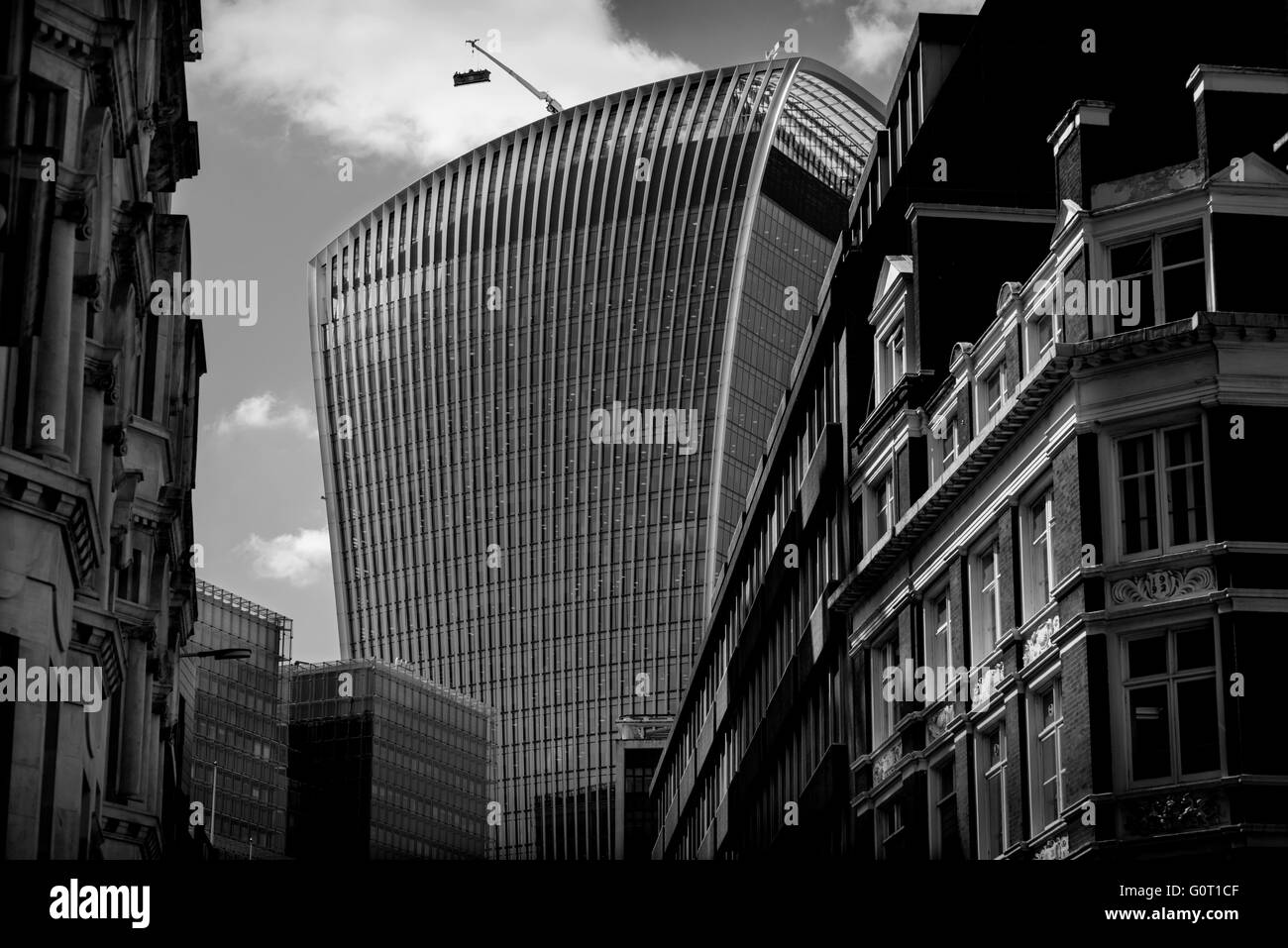 Tall building uk city Black and White Stock Photos & Images - Alamy