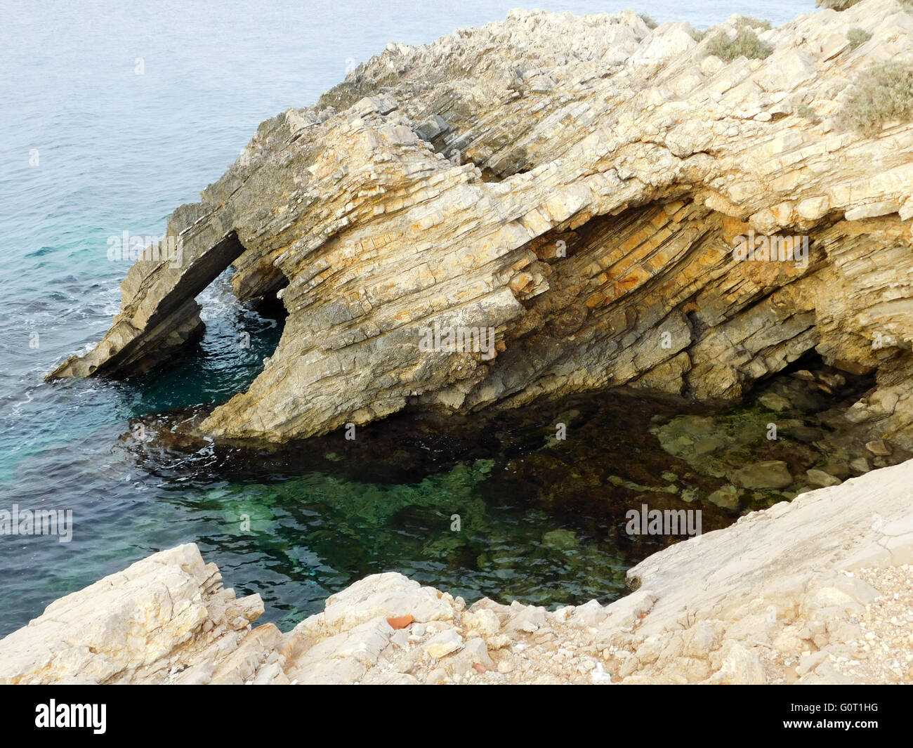 rocks by the sea Stock Photo - Alamy