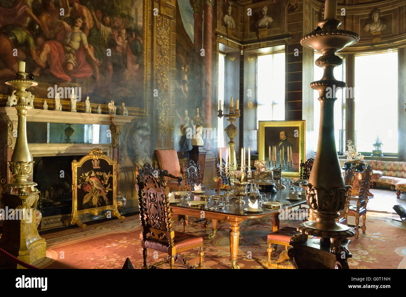 Burghley house (inside or interior) hi-res stock photography and images ...