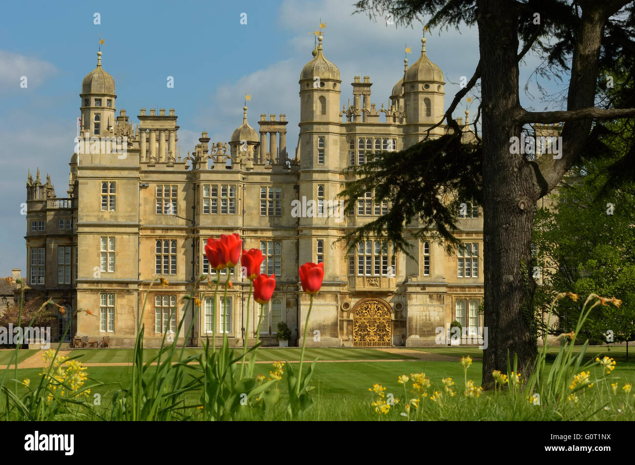 Burghley House, near Stamford, Lincolnshire, England. UK. Europe Stock ...