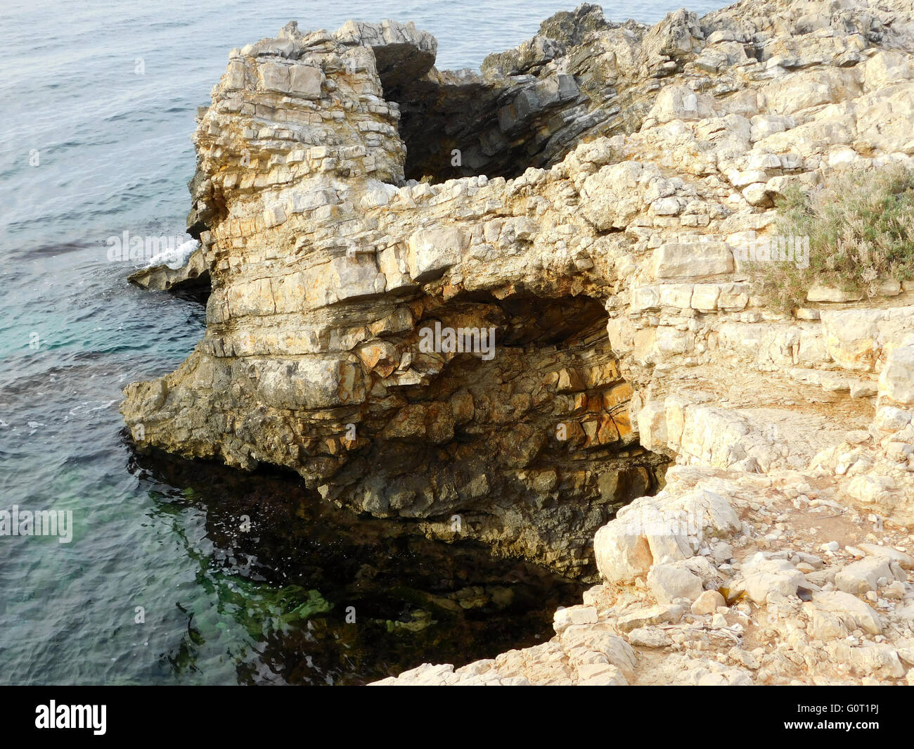 rocks by the sea Stock Photo - Alamy