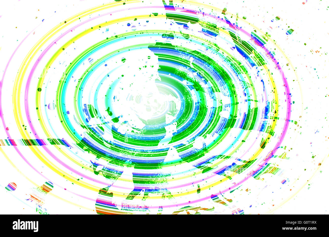 abstract multicolor background with spiral circle Stock Photo - Alamy
