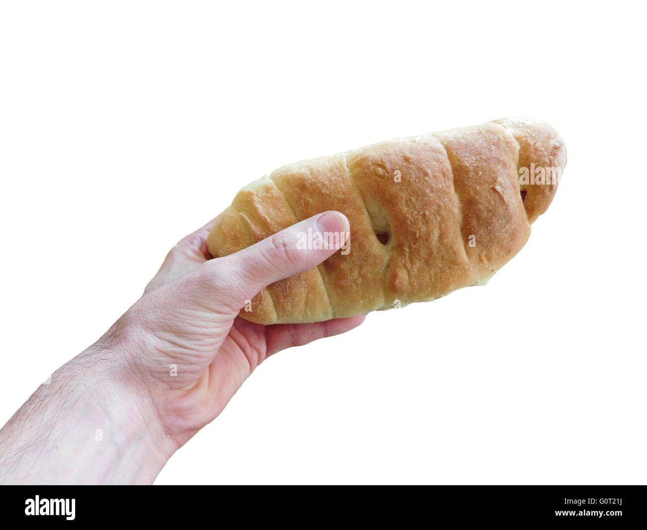 Hand torn bread hi-res stock photography and images - Alamy