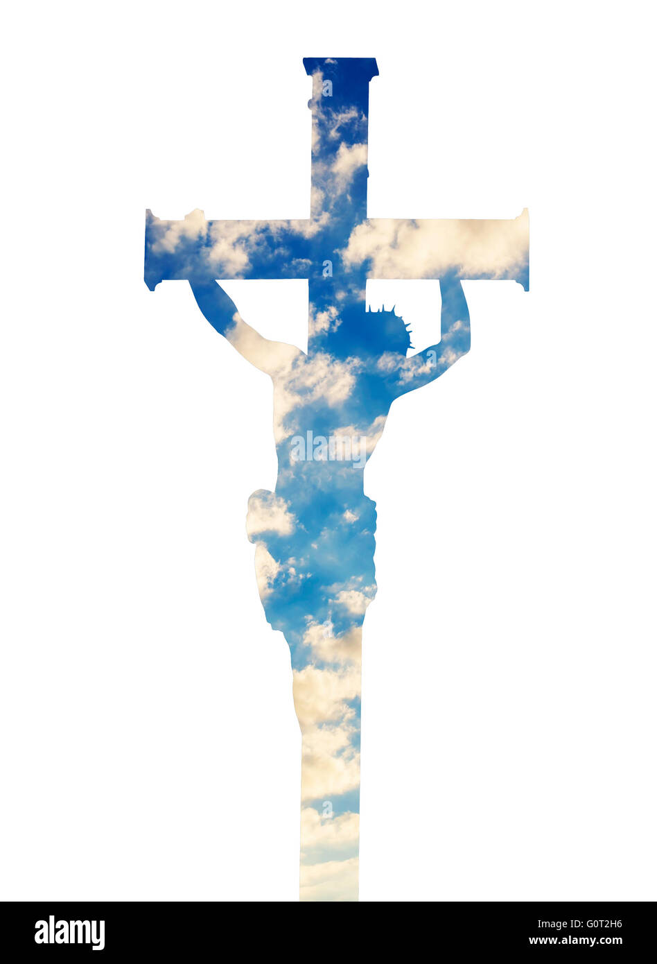 Silhouette of jesus christ hi-res stock photography and images - Alamy