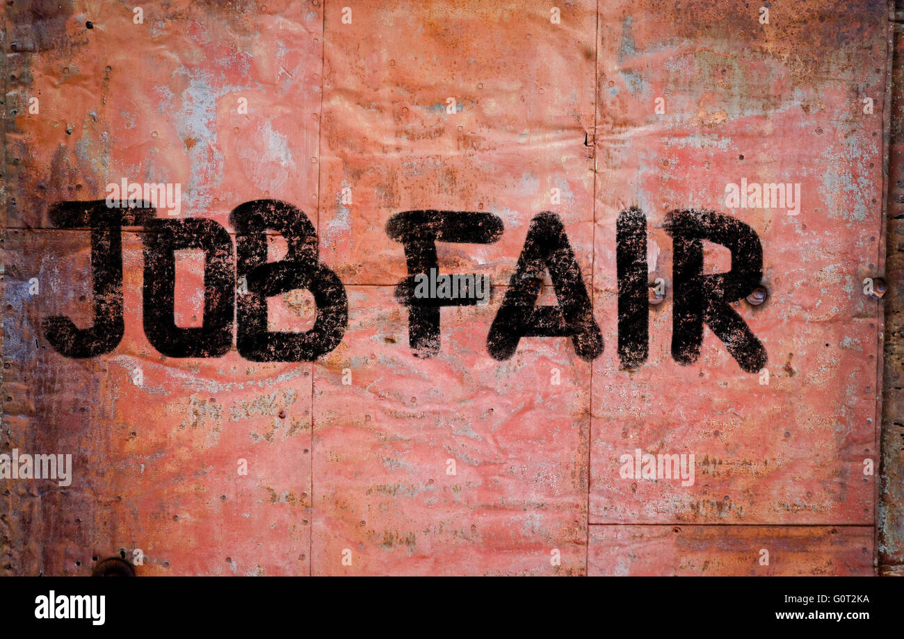 Job Fair Concept Stock Photo - Alamy