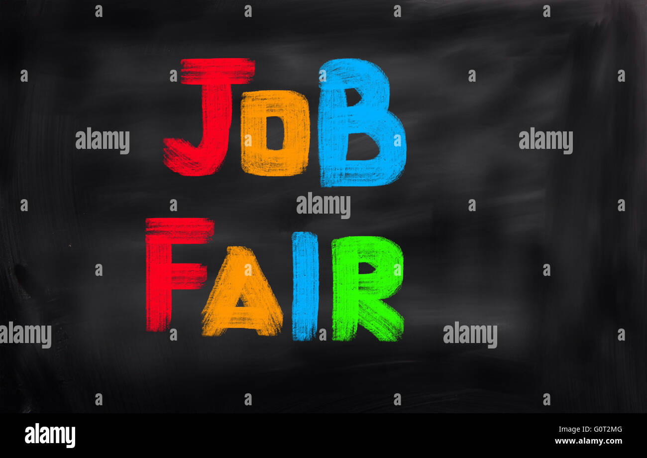 Job Fair Concept Stock Photo - Alamy