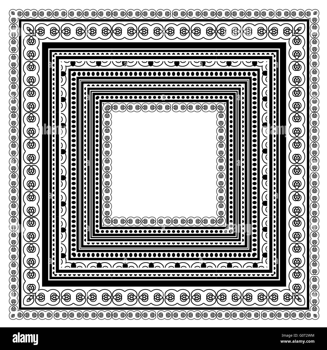 Square Vintage Frame Stock Vector Image & Art - Alamy