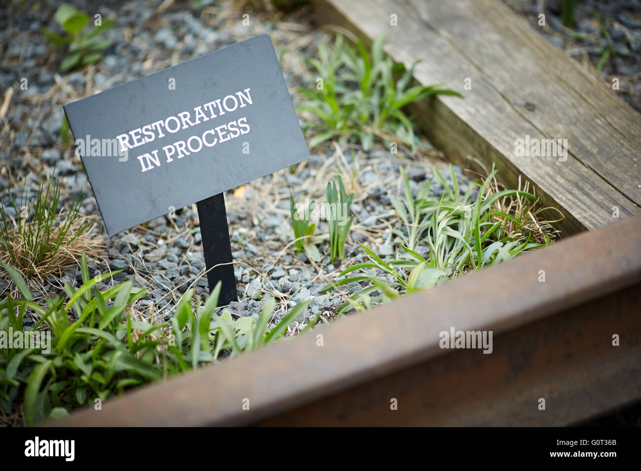 New york restoration sign The High Line (also known as the High Line ...