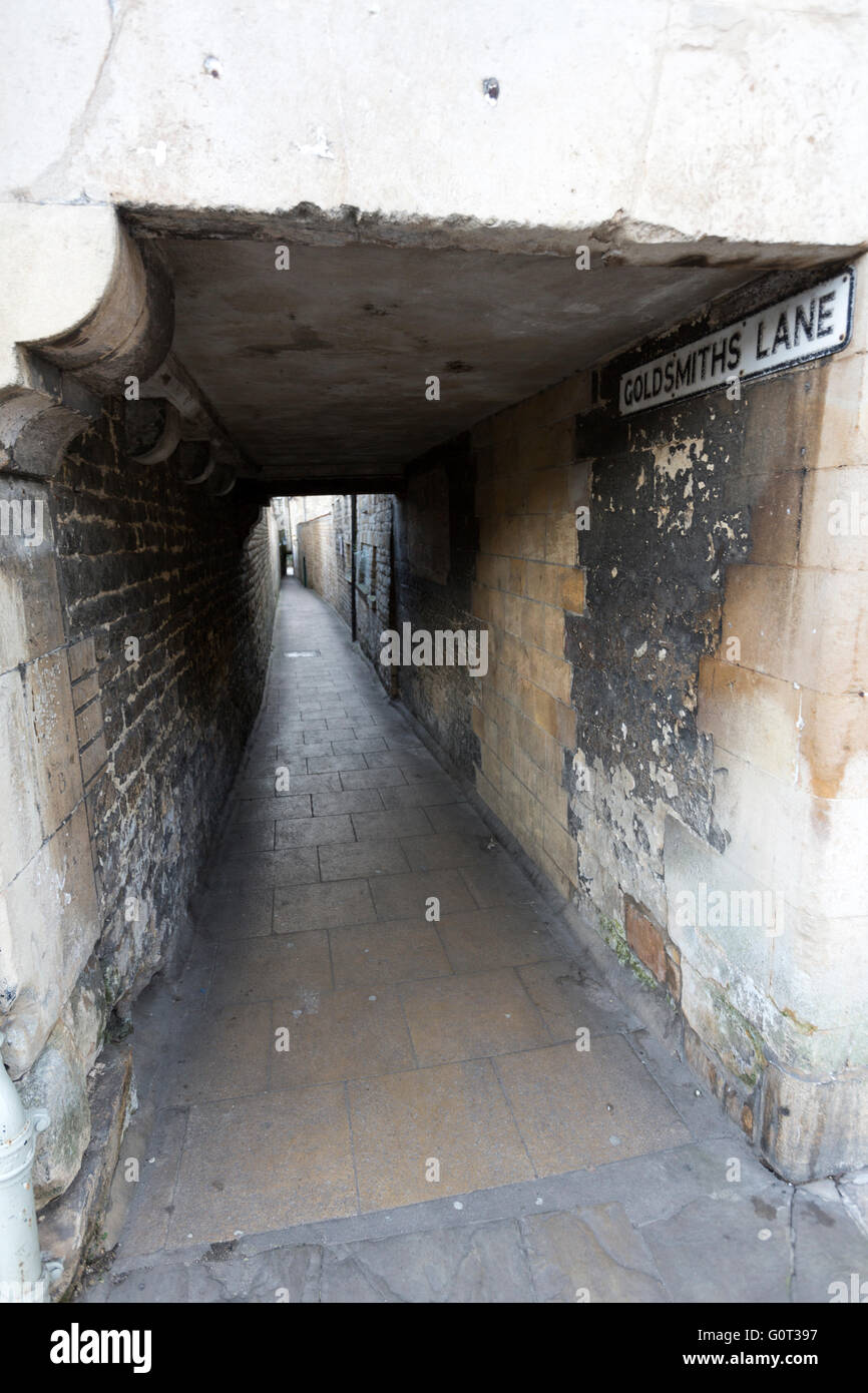 Stamford Goldsmith Lane, Lincolnshire, England Stock Photo - Alamy