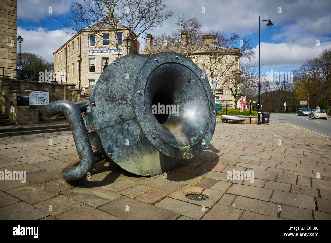 Path the irwell sculpture trail tilted vase by edward allington hi-res ...