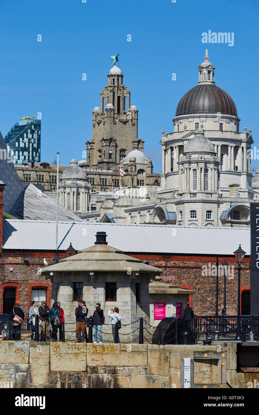 Liverpool albert dock buildings liver building The Royal Liver Building ...