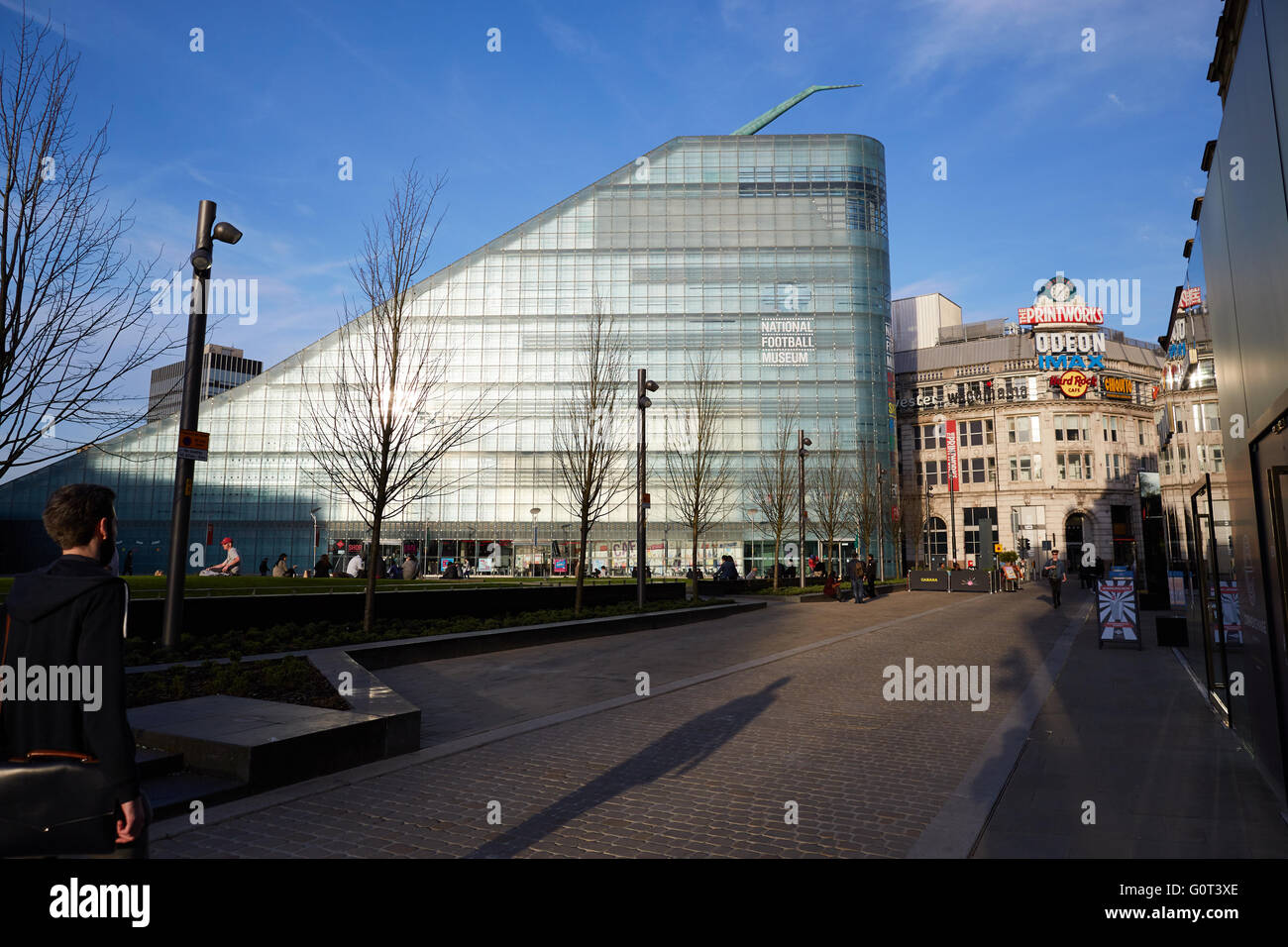 Urbis, National Football Museum in Manchester Stock Photo - Alamy