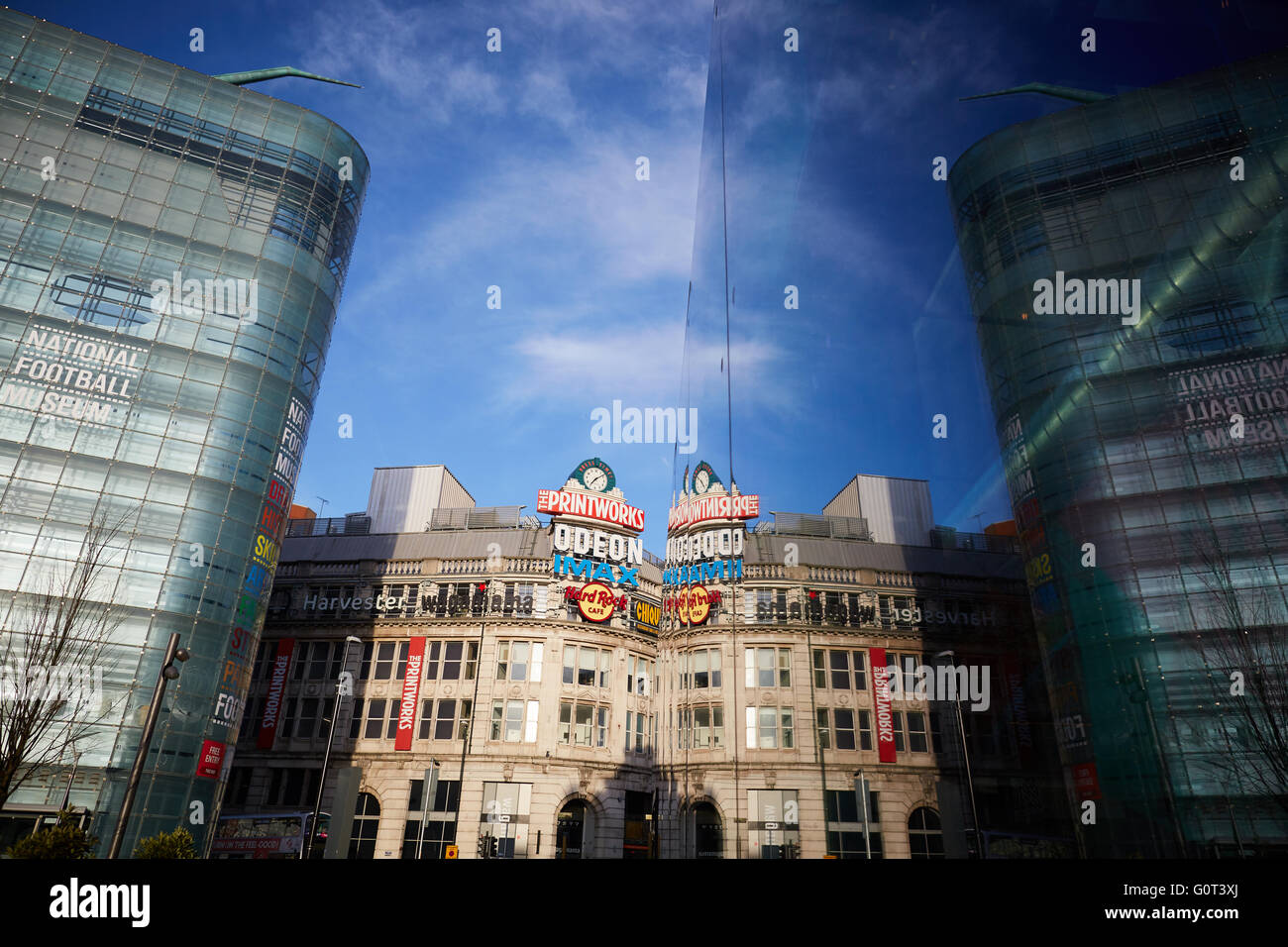 Urbis, National Football Museum in Manchester Stock Photo - Alamy