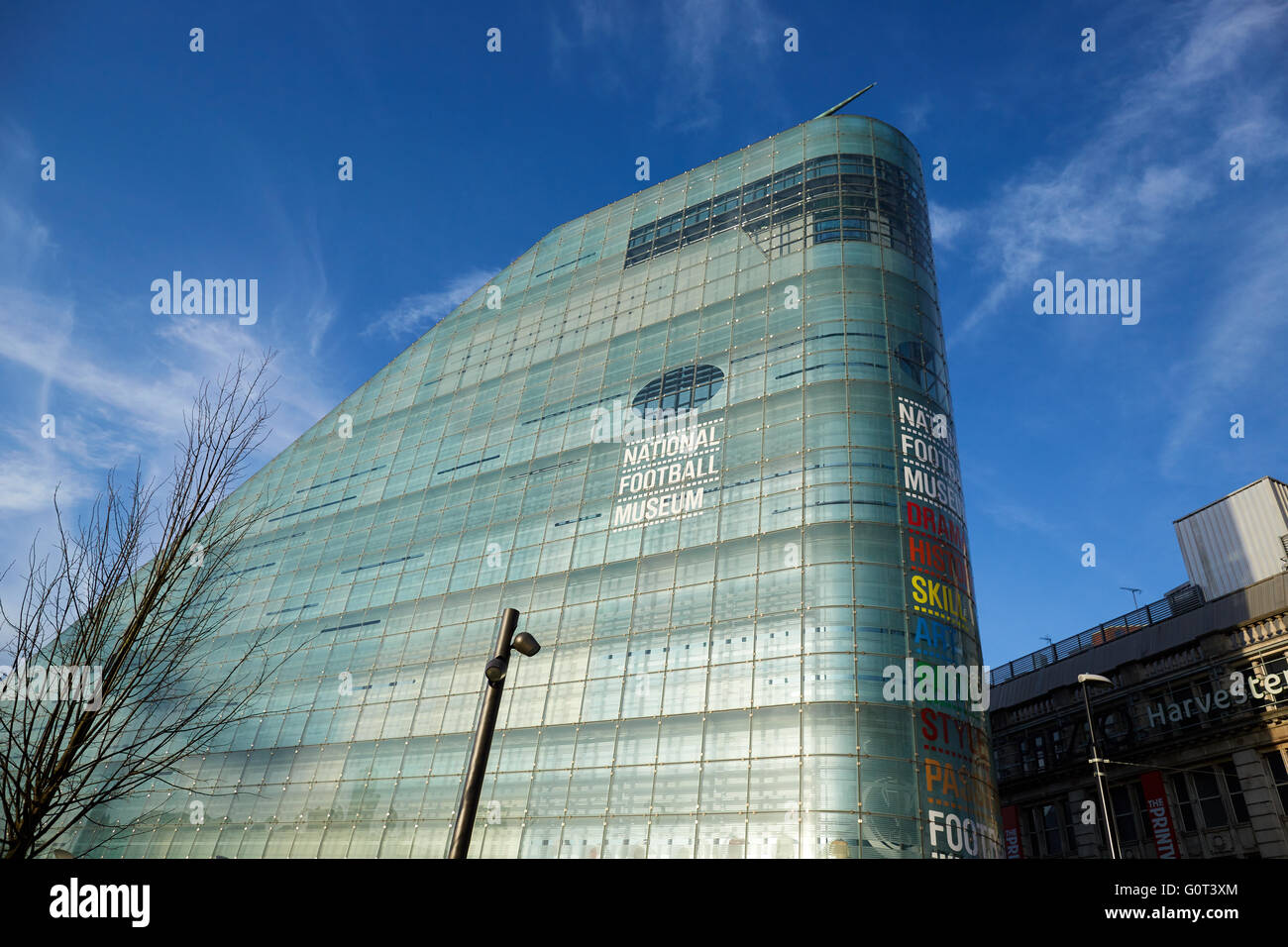 Urbis, National Football Museum in Manchester Stock Photo - Alamy