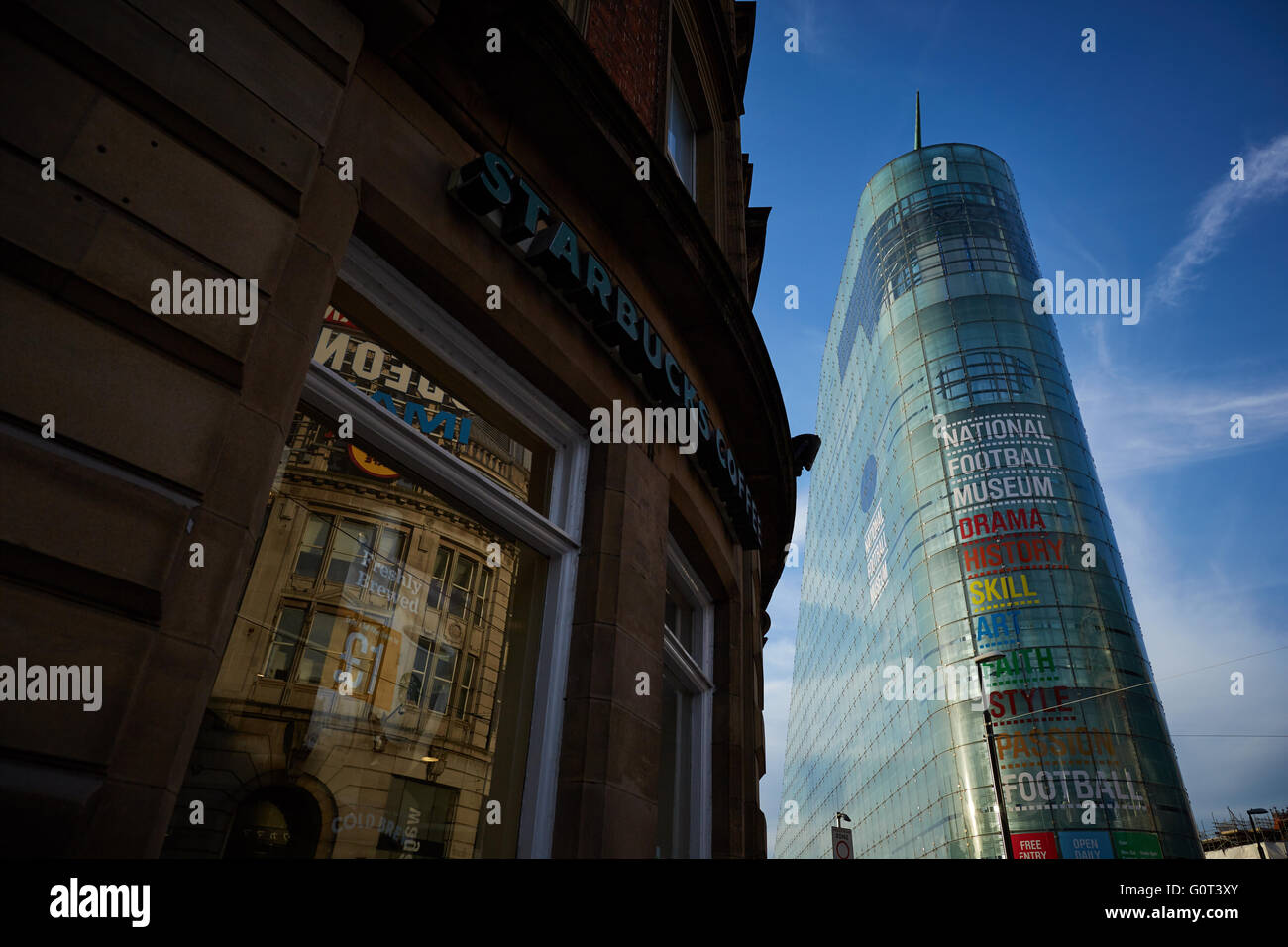 Urbis, National Football Museum in Manchester Stock Photo - Alamy