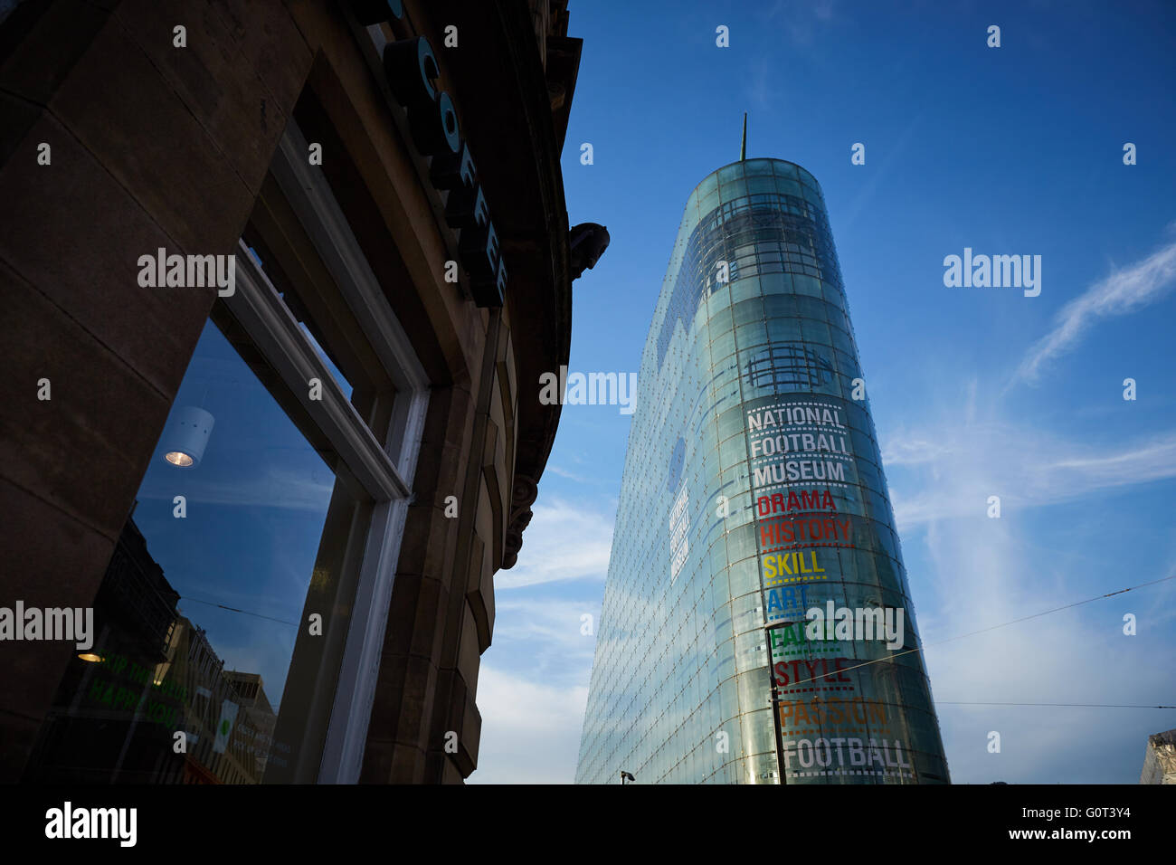 Urbis, National Football Museum in Manchester Stock Photo - Alamy