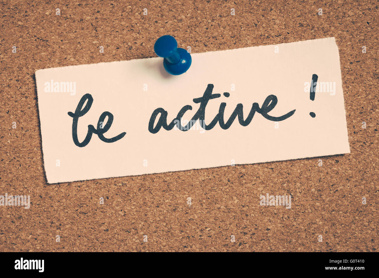 Handwriting text active life hi-res stock photography and images - Alamy