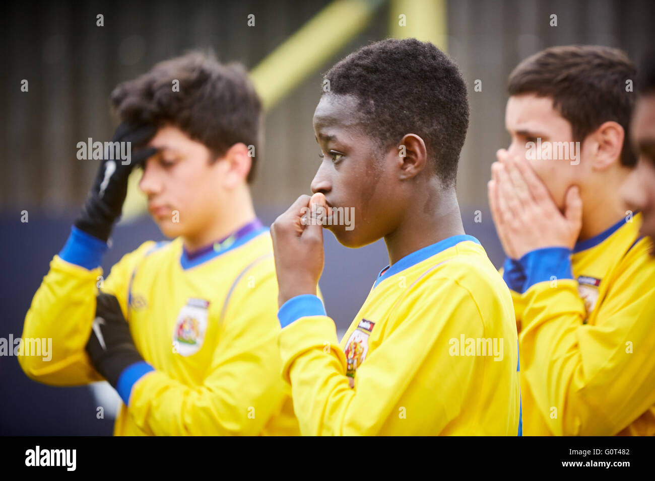 Kids children playing football soccer hi-res stock photography and ...