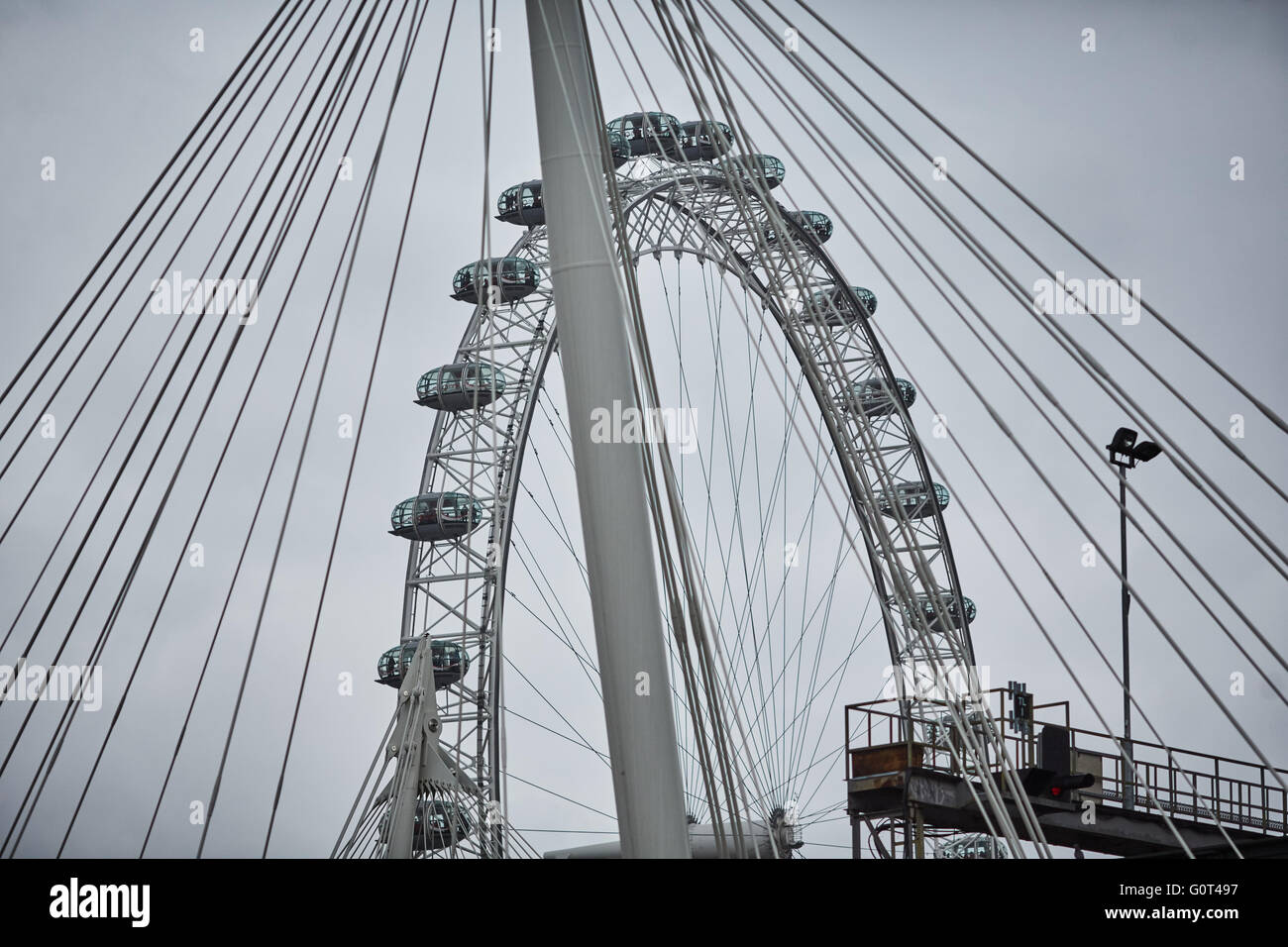 The London Eye is a giant Ferris wheel on the South Bank of the River ...