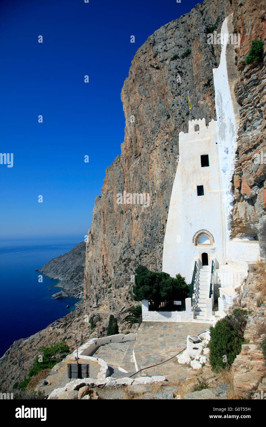 Hozoviotissa Monastery, Amorgos, Greece Stock Photo - Alamy