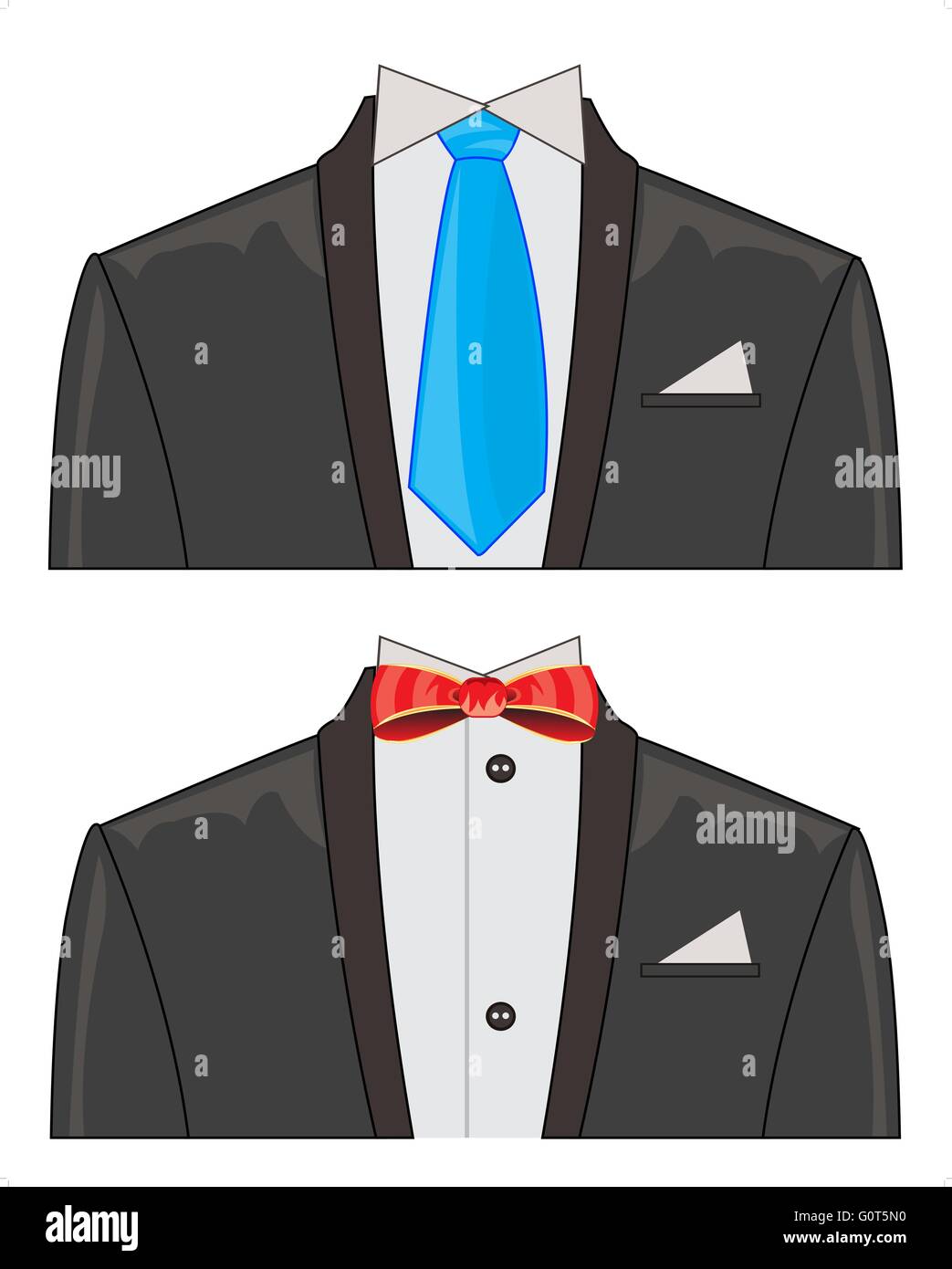 Two buttons suit Stock Vector Images - Alamy
