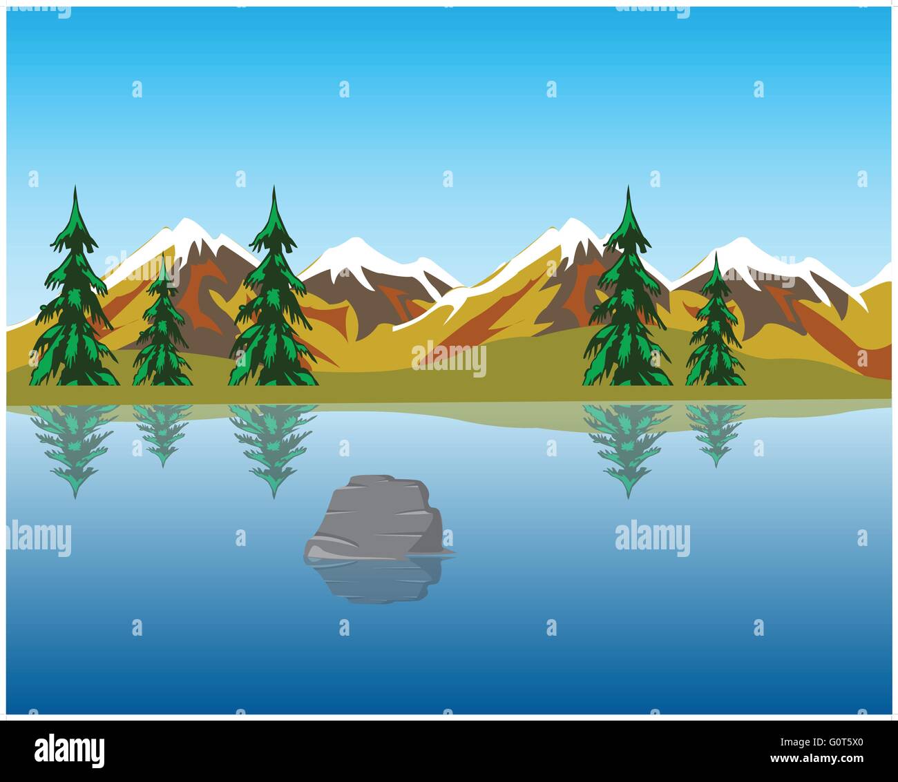 Upper lake Stock Vector Images - Alamy