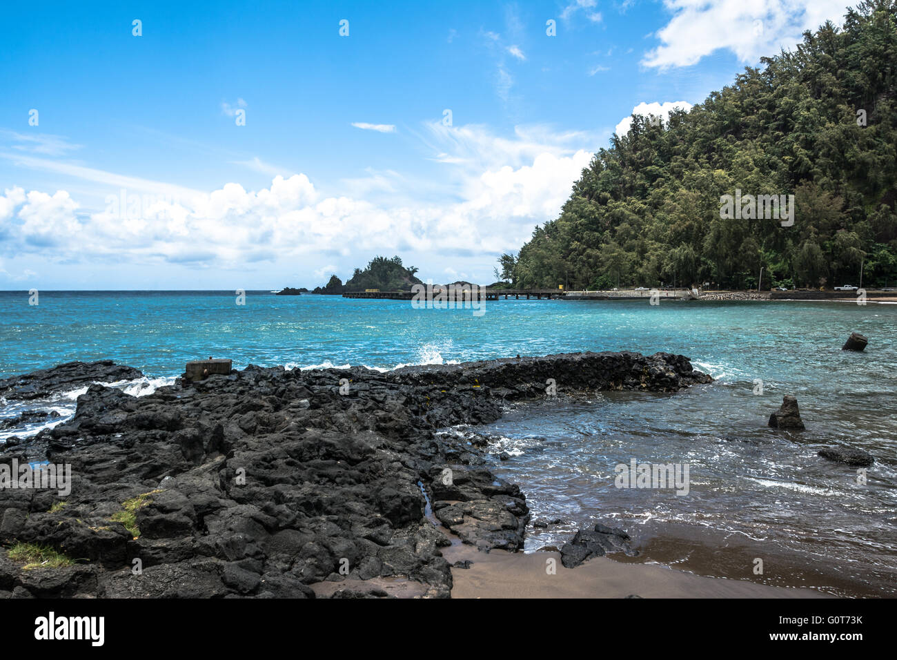 The coast along the road to Hana, Maui, Hawaii Stock Photo - Alamy