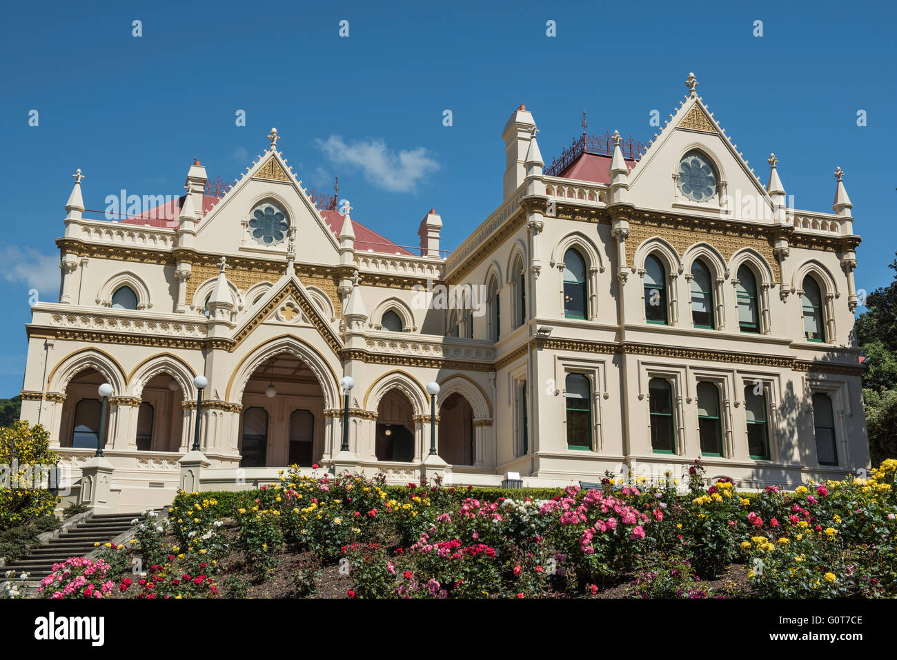 The Parliamentary Library building, Wellington, New Zealand Stock Photo ...